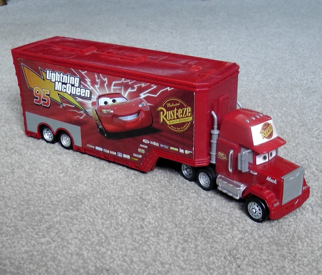 DISNEY PIXAR CARS Red Mack Hauler Transporter Truck £9.99 - PicClick UK