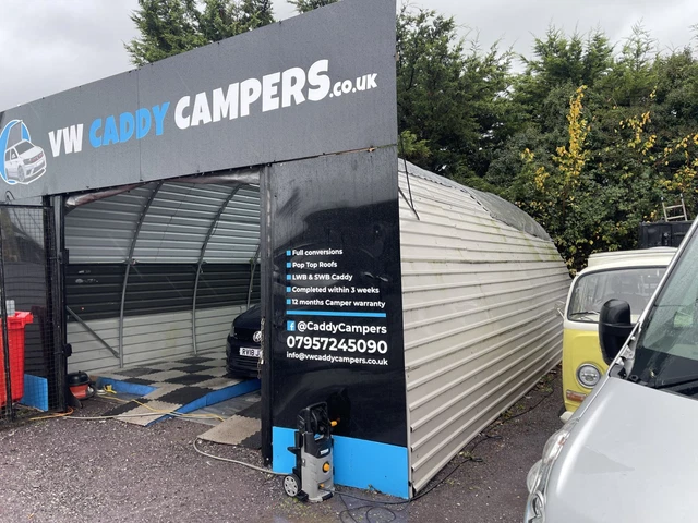 PORTABLE WORKSHOP SHELTER GARAGE 9X 6 METERS EASILY DISMANTLED AND ...