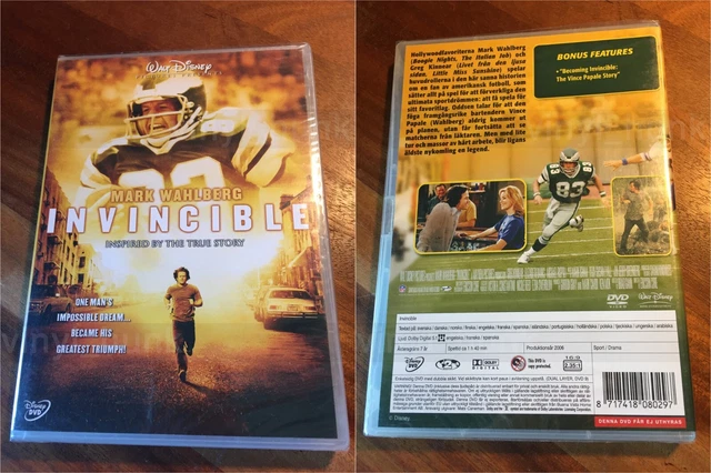 WALT DISNEY MARK Wahlberg Invincible Swedish DVD SIGILLATO EUR 1,98 ...
