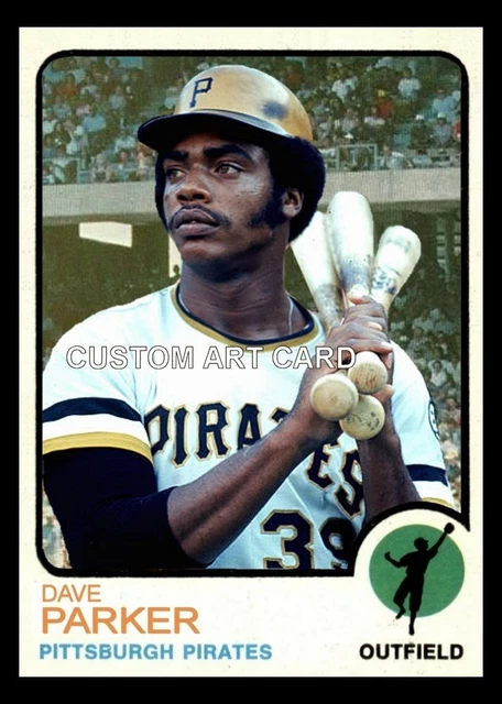 CARTE D'ART BASEBALL personnalisée style Dave Parker Pittsburgh Pirates ...
