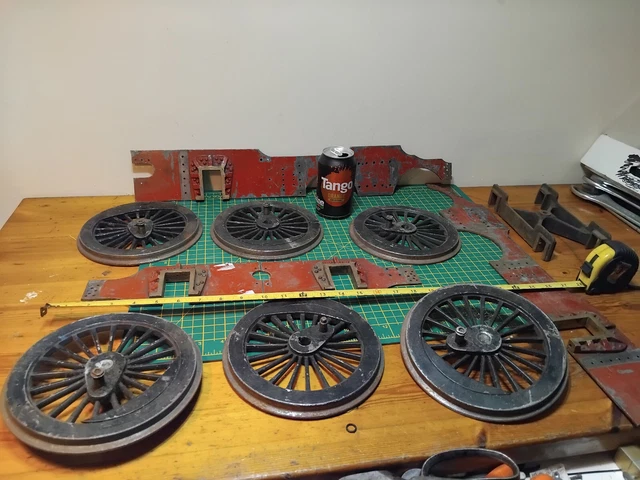 LARGE LIVE STEAM model Locomotive wheels and parts JK01N16373 £94.50 ...