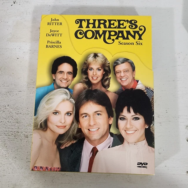 THREES COMPANY - Season 6 (DVD, 2006, 4-Disc Set) $16.77 - PicClick CA