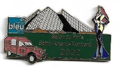 PIN'S SALON DU pin's st amand 2022 : jessica/2cv pompier/radio EUR 6,90 ...