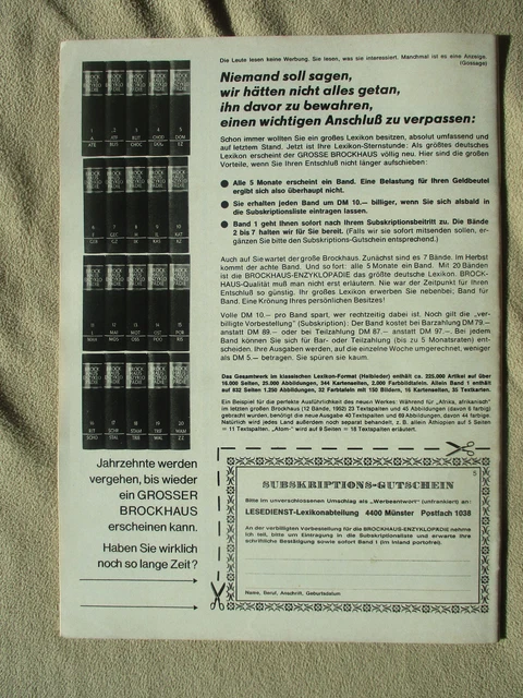 KONKRET 1969 PERRY Rhodan Herbert Marcuse DIE ZEIT Günter Wallraff ...