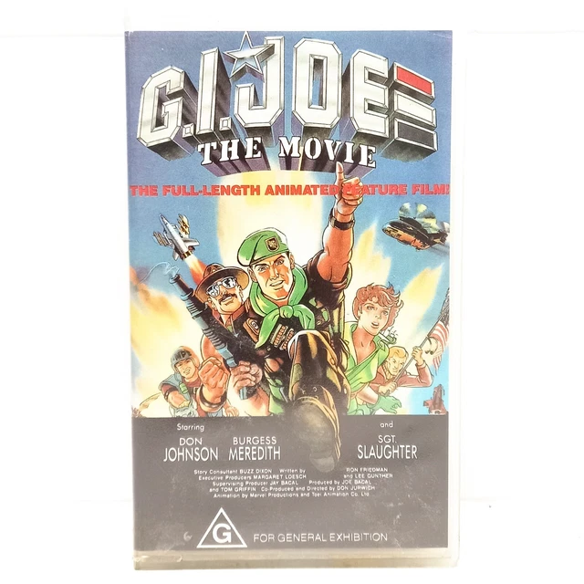 G.I. JOE THE Movie VHS Video Tape 1987 EUR 21,77 - PicClick FR