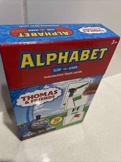 THOMAS & FRIENDS Slide & Learn Alphabet Interactive Flash Cards - Rare ...