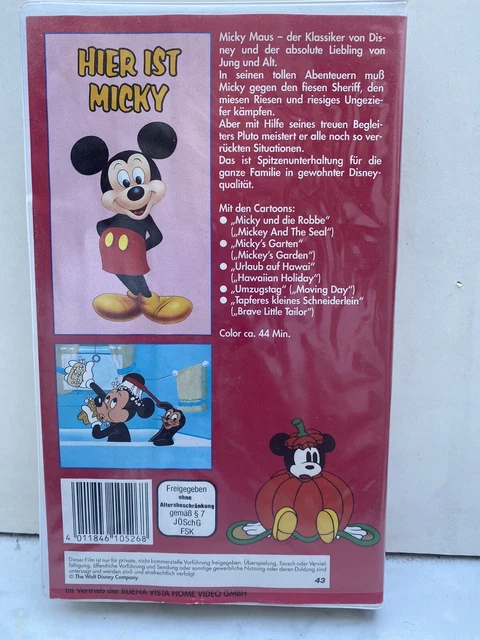 DISNEY MICKEY MOUSE VHS Kassette EUR 1,00 - PicClick FR