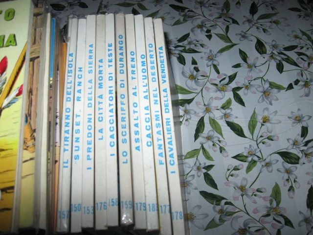 LOTTO DI 10 tex originali n 150, 153, 157, 158, 159, 176, 177, 178, 179 ...