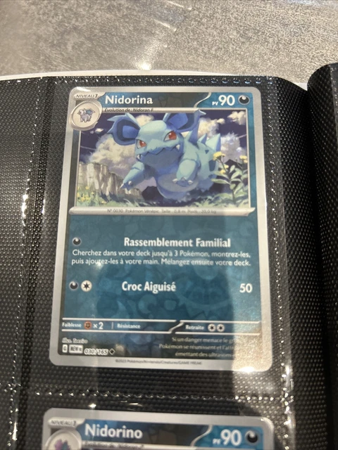 CARTE POKEMON NIDORINA 30/165 Reverse 151 FR Écarlate et violet EUR 1,00 - PicClick FR