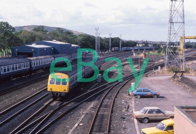 35MM RAILWAY SLIDE of Class 101 DMU 101327 @ Portobello East Copyright ...