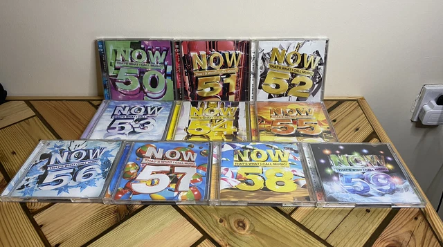 NOW THAT'S WHAT I Call Music CD Album Bundle- 50-59 Complete Unbroken ...