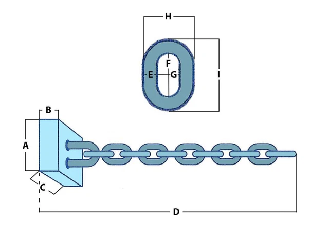 SPREADING MARSHALL FLAIL Chain Standard Head 562 1/2" X 11 Link (Muck ...