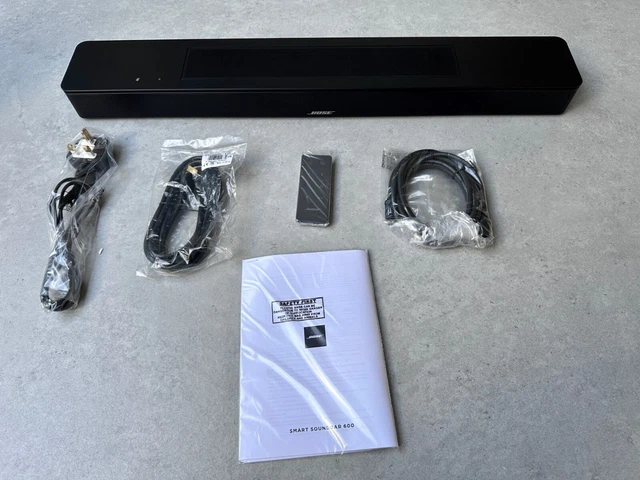 BOSE SMART SOUNDBAR 600 Dolby Atmos, Wi-Fi, Surround Sound Home Cinema ...