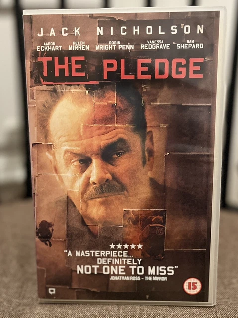 THE PLEDGE - Warner Bros VHS Big Box Timecode Sample Dealer Tape (VERY ...