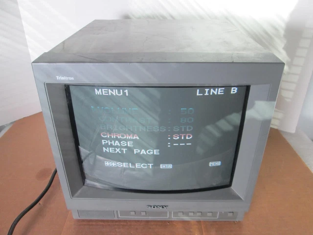 SONY PVM-14N5U TRINITRON FARBVIDEOMONITOR AUGUST 2000 EUR 165,76 ...