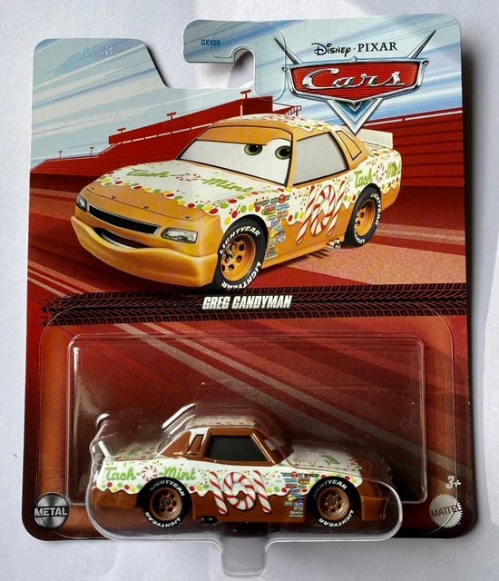 DISNEY PIXAR CARS GREG CANDYMAN aka TACH O MINT Metal Very Rare !! £15. ...