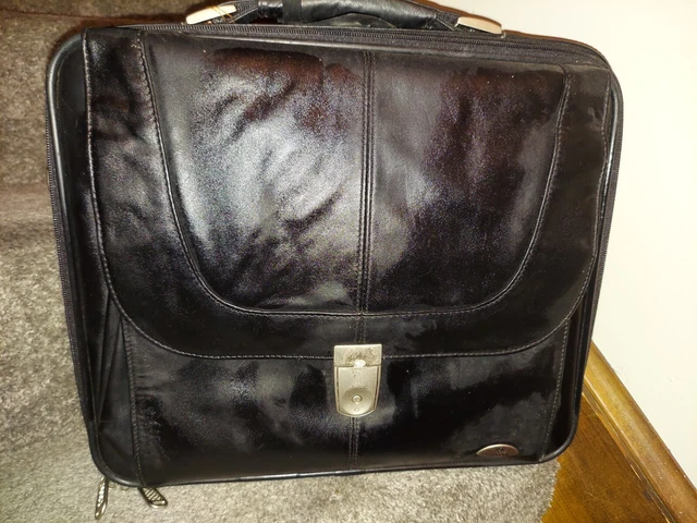 SAMSONITE SOFT-SIDED BRIEF Case Laptop Bag Black Missing Shoulder Strap ...