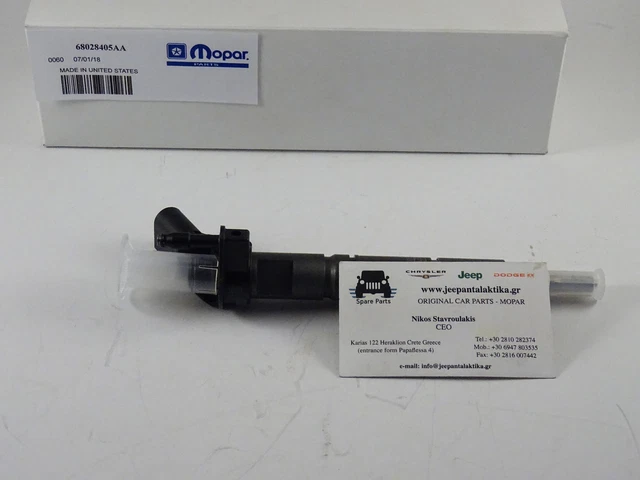 DIESEL FUEL INJECTOR for Jeep Grand Cherokee WH 3.0CRD 68028405AA New ...