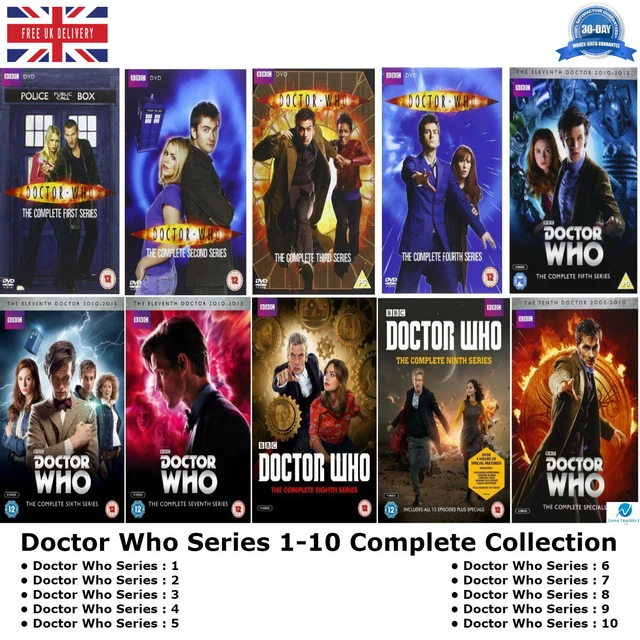 DOCTOR WHO BBC TV Series 1 - 10 Complete Collection 1 2 3 4 5 6 7 8 9 ...
