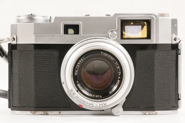 VTG TOKYO KOGAKU TOPCON 35 Model S Rangefinder 44mm f/2 Lens Very Good ...