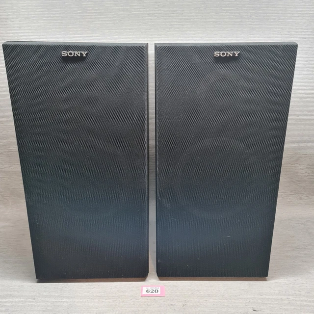 SONY SS-E34 VINTAGE 1984 Stereo Speakers 30W 8ohm Bass Reflex Bookshelf ...