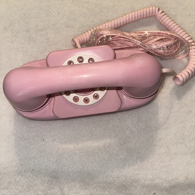 VINTAGE MARY KAY Pink Princess Push Button Dial Phone (Nice Condition ...