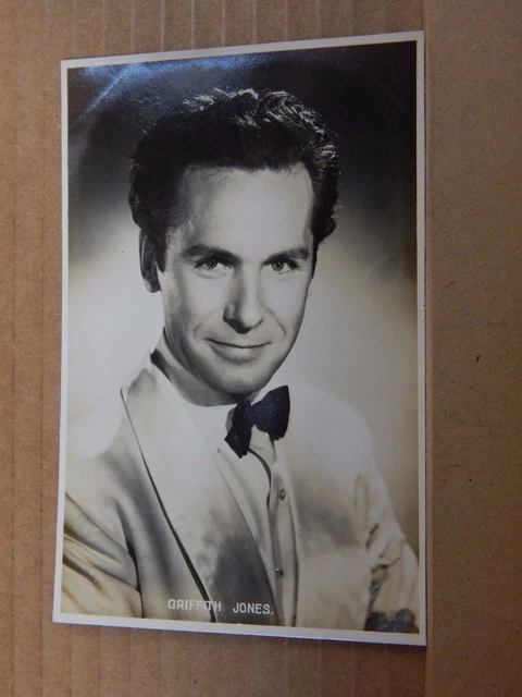 FILM STAR POSTCARD Griffith Jones As Charlie Kent Real Photo unposted £ ...