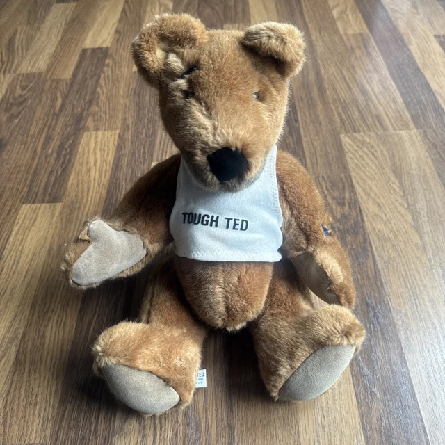 RARE 1985 TOUGH Ted Teddy Bear Big Softies Vintage Plush Soft Toy Retro ...