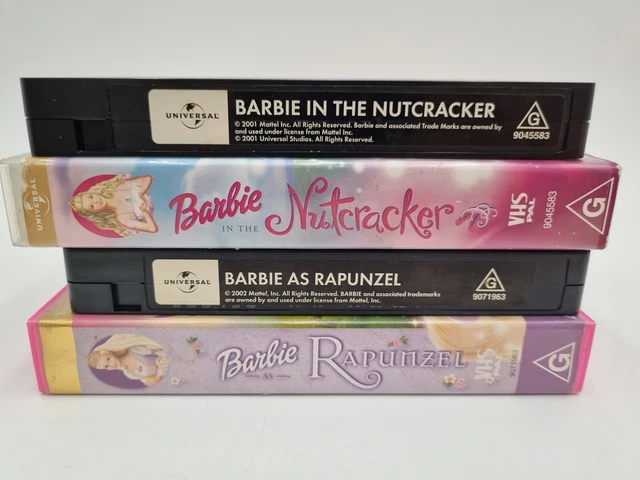 2X VHS VIDEO tapes Barbie Nutcracker & Rapunzel £5.51 - PicClick UK