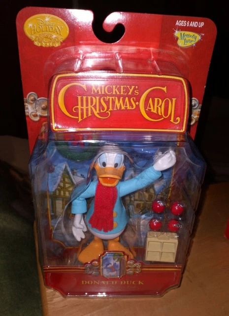 FIGURINE DISNEY HOLIDAY Mickey's Christmas Carol Donald Duck neveu de ...