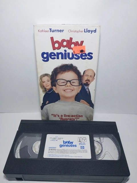 BABY GENIUSES VHS 1999 Video Tape Kathleen Turner Christopher Lloyd ...