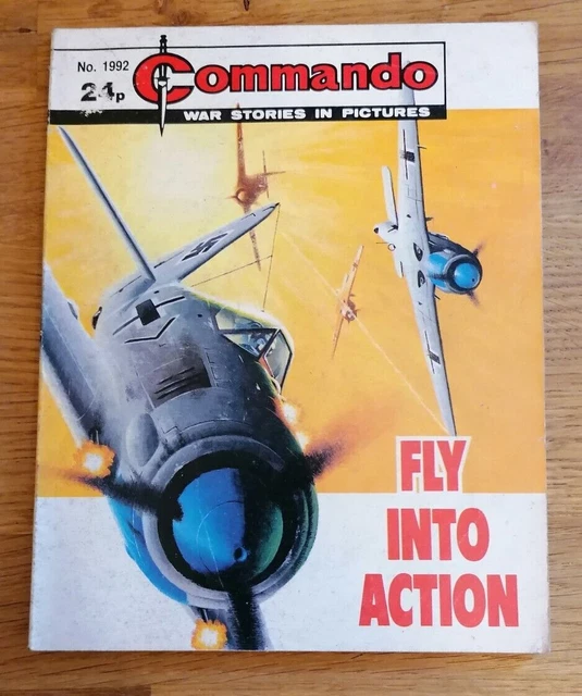 COMIC - CLASSIC Commando War Comic Issue No #1992 Fly Into Action £2.50 ...