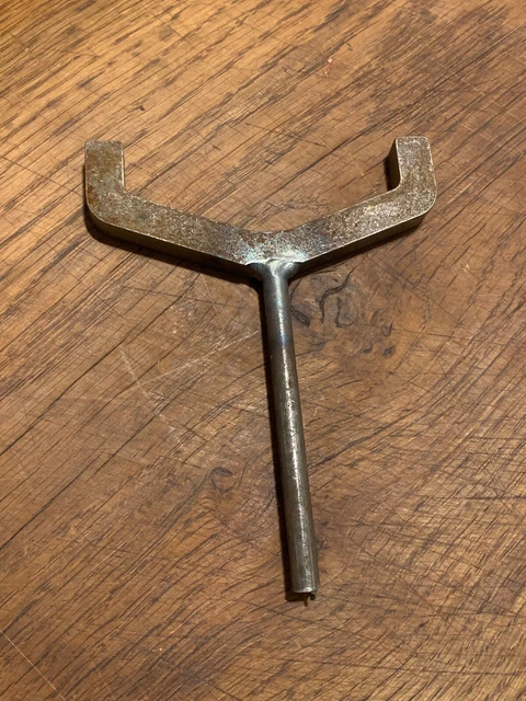 TRADITIONAL ROMANY GYPSY catapult strod 85mm Wide 6mm Round Bar Handle ...