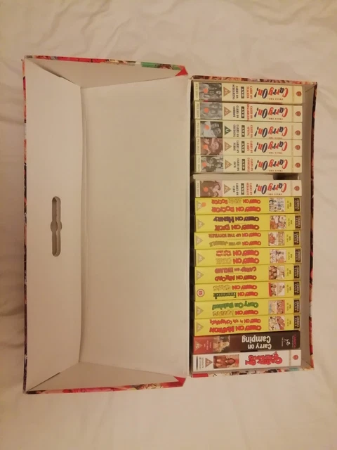 COMPLETE CARRY ON Collection 30 Film Box Set VHS £60.00 - PicClick UK