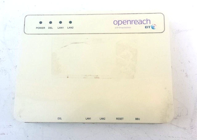 BT OPENREACH ECI Fibre Optic Modem Router Vdsl Fttc £14.99 - PicClick UK