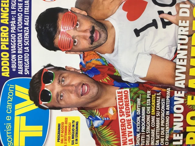 SORRISI 2022 35.PIO e Amedeo,B.Vespa,Gerry Scotti,Myrta Merlino,Piero ...