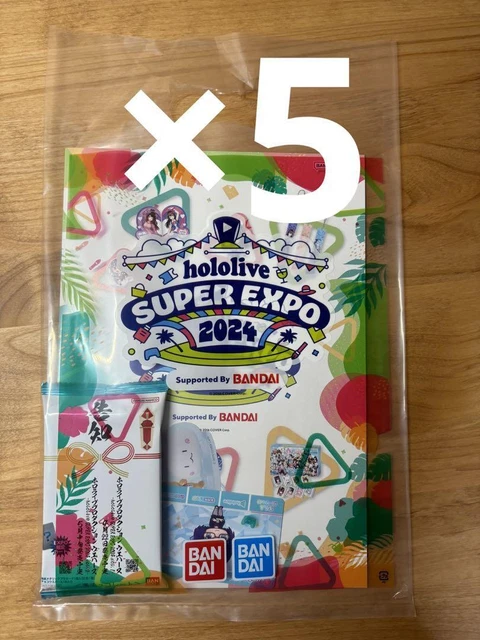 HOLOLIVE EXPO 2024 Venue Limited Wafer Sticker Set Of 5 from☆japan Rare ...