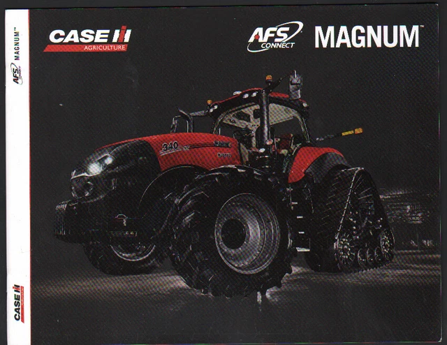 CASE IH &AFS Connect Magnum" Tractor Brochure Leaflet £7.50 - PicClick UK