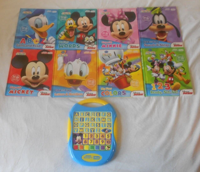 DISNEY MICKEY MOUSE Clubhouse My First Smart Pad Learning Tablet with 8 ...