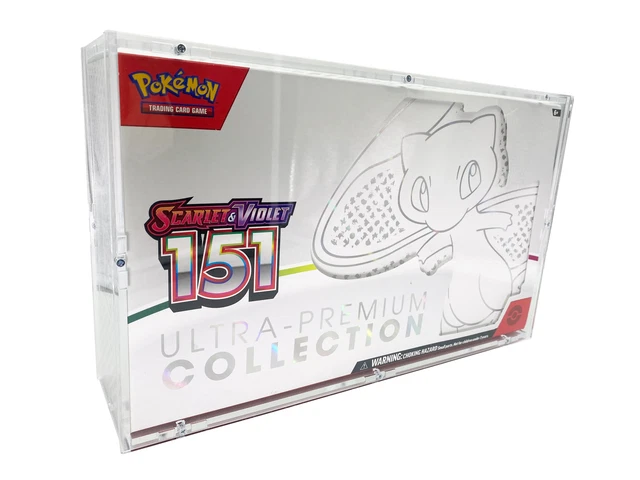 ACRYL CASE POKEMON 151 Ultra Premium Collection Kollektion UPC UPK Mew ...