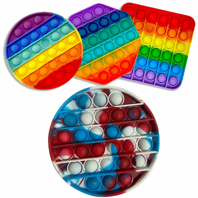 PUSH FUN SATISFYING Sensory Pops Toy Like Bubble Wrap FIGHT YOUR TICS ...