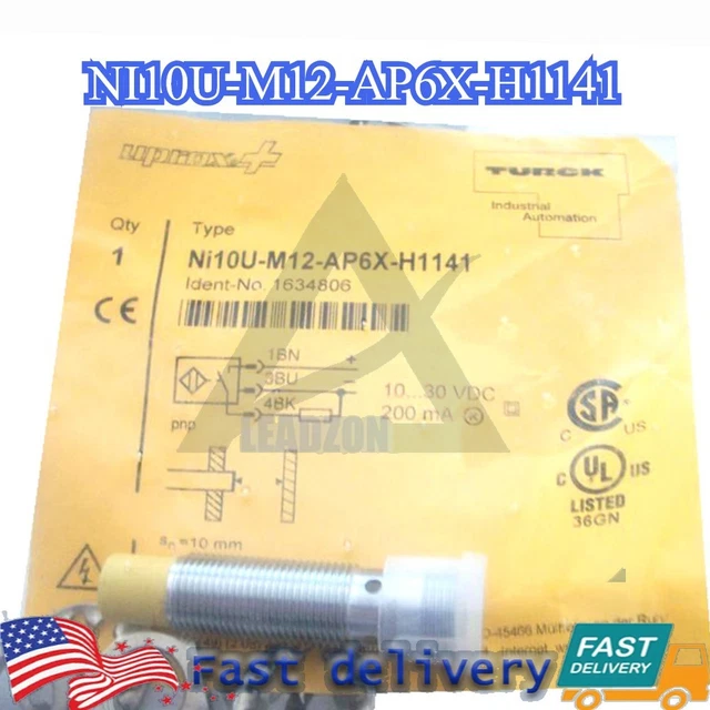 TURCK NI10U-M12-AP6X-H1141 1634806 Inductive sensor PNP # Fast Ship $14 ...