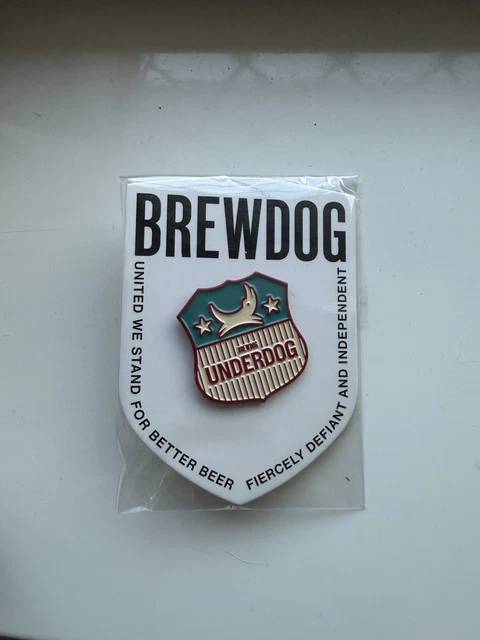 NEW BREWDOG Craft Beer Collectable Underdog Beer Hall Las Vegas Pin ...