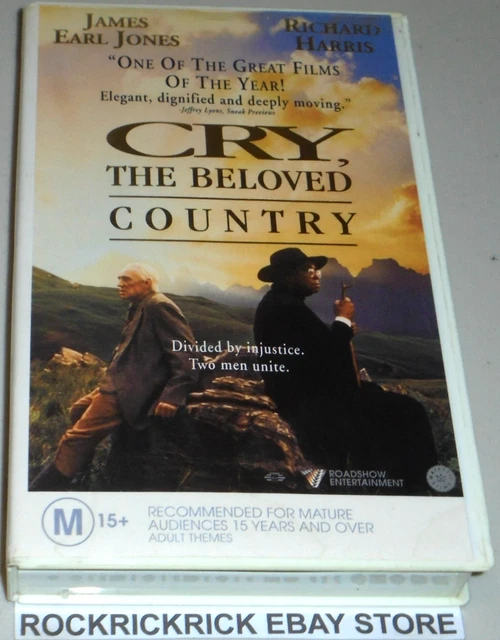CRY THE BELOVED Country Vhs James Earl Jones, Richard Harris 1995 ...