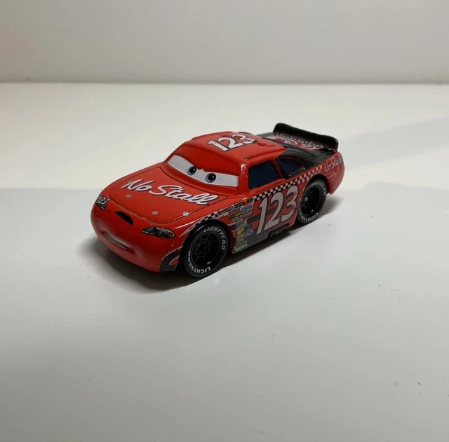 DISNEY PIXAR CARS - NO STALL TODD MARCUS #123 Piston Cup Racer - MATTEL ...