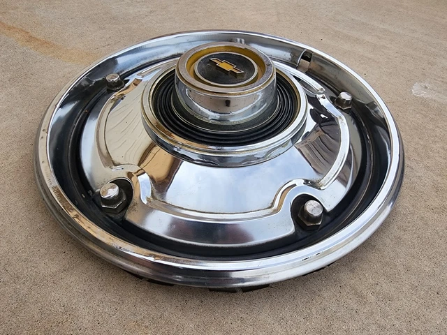 SINGLE 1969-1972 CHEVROLET Pickup Truck 1/2 Ton Full Wheelcover Hubcap ...