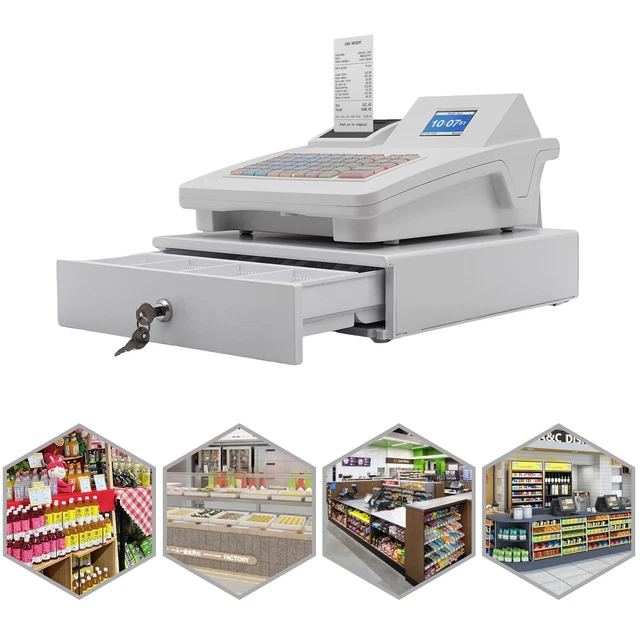 ELECTRONIC CASH REGISTER Pos System Supermarket Bar Retail Shop with ...