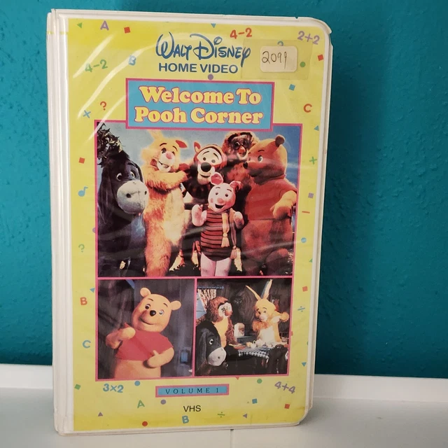 TESTED WALT DISNEY Home Video Welcome to Pooh Corner Volume 1 VHS Rare ...