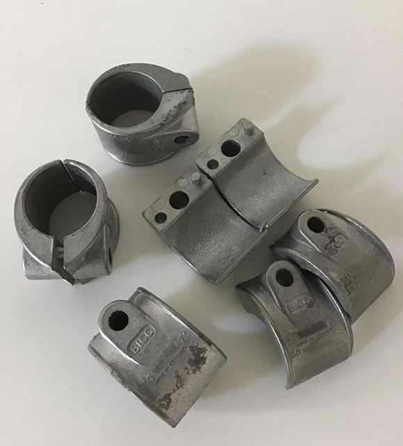 ALUMINIUM CABLE CLEATS Clips SWA X5 Metal Fastener Large Armoured 38 ...