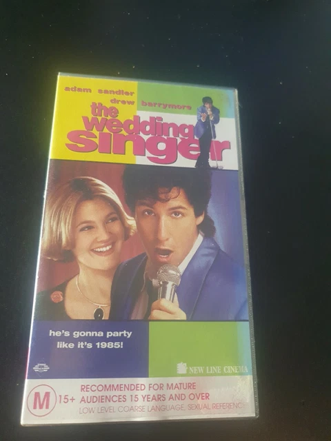 THE WEDDING SINGER VHS Video Tape M15 Adam Sandler & Drew Barrymore £3. ...
